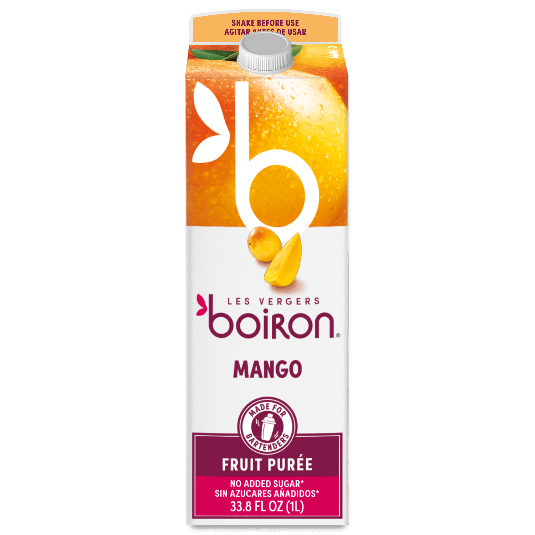 Ambient purees without added sugar Les vergers Boiron Mango - Les ...